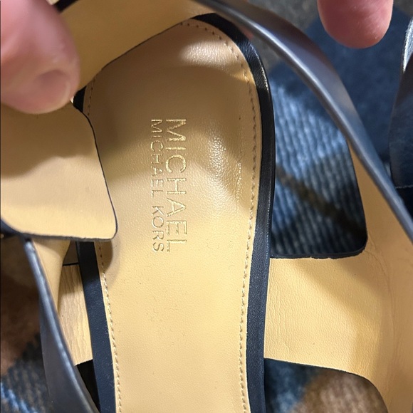 MICHAEL Michael Kors | Shoes | Michael Michael Kors Dark Blue Sandals ...